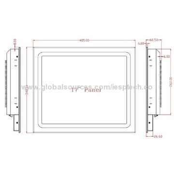 17-inch Industrial Hmi Computer, Touchscreen, I3 3217u Cpu/4gb/500gb ...