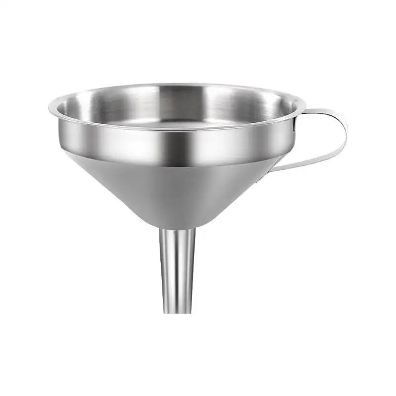 Portable Kitchen Funnel With Removable Filter - Stainless Steel Mini ...