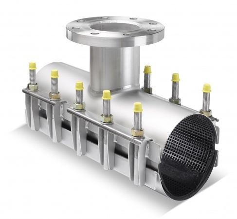 Ss Repair Clamp Withflanged Branch, High Quality Ss Repair Clamp ...