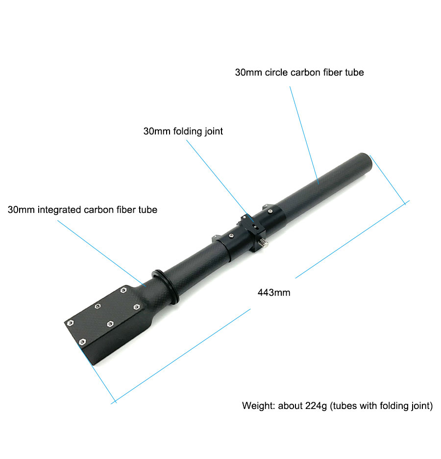 30mm Carbon Fiber Pipe Jmr-v1250hz Repair Parts Od30 Pipe Drone Frame ...