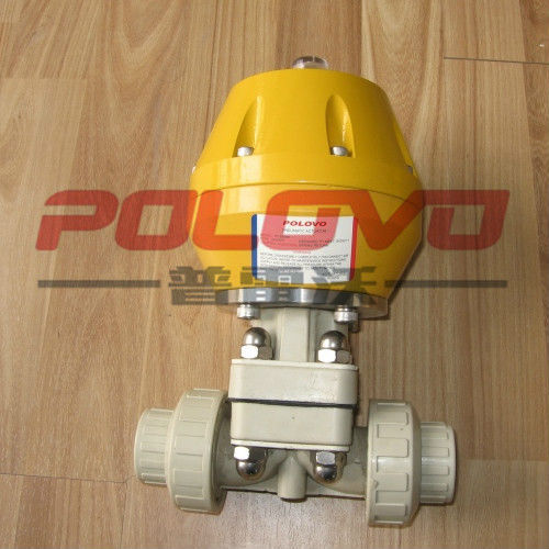 Plastic Pph Pneumatic Diaphragm Valve, High Quality Plastic Pph ...