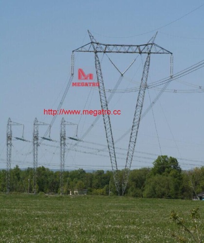 500kv Guyed-v Suspension Tower, High Quality 500kv Guyed-v Suspension ...
