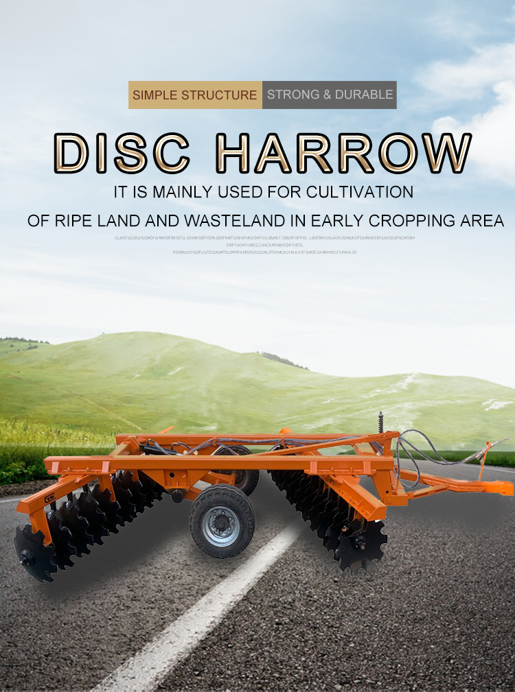 18 Disc Harrow Tractor Hydraulic Heavy Duty Harrow Disc, High Quality ...