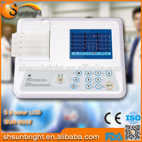 Digital 3 Channel Ecg With Lcd Color Display, High Quality Digital 3 ...