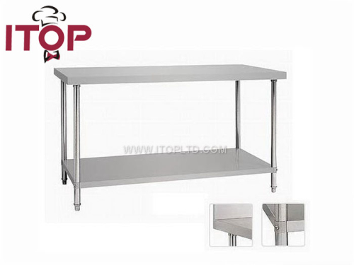 Itop Stainless Steel Restaurant Kitchen Worktable/work Table, High ...