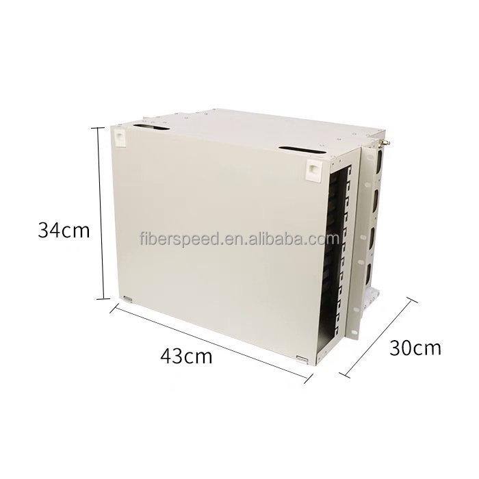19 Inch Rack-mounted Cabinet 144 Cores Optical Fiber Distribution Frame ...