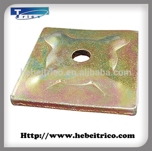 Formwork Tie Bar Heavy Duty Pressed Square Flange Plate, High Quality ...