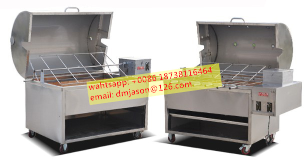 Smokeless Charcoal Grill For Rotisserie Roasting Lamb, Rabbit, Chicken ...