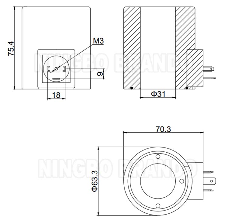Bosch Rexroth 유형 R900019793 유압 밸브 코일, Bossgoo.com의 고품질 Bosch Rexroth 유형 ...