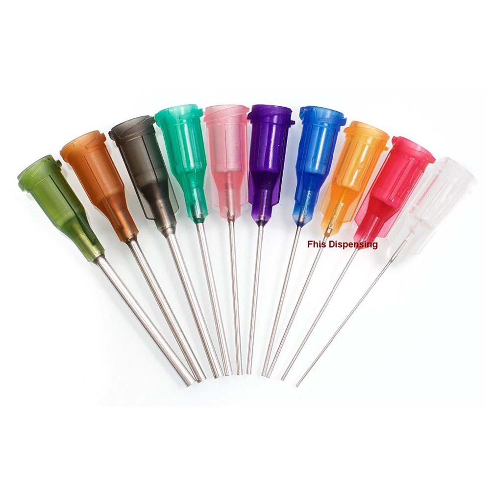 Luer Lock Dispensing Tips For Liquid Adhesives - 1.5 Inch 14g-27g, High ...