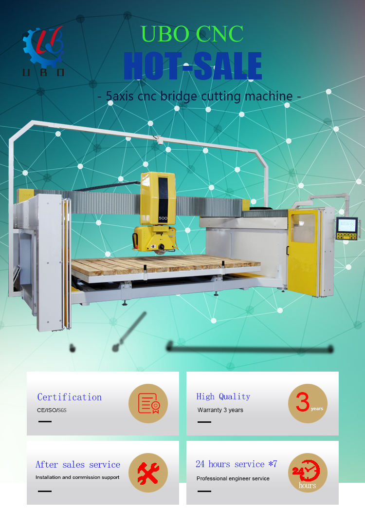5-axis Cnc Bridge Saw: Precise 3d Profiling And Tilting Cutting Machine ...