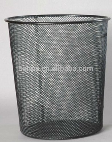 Wire Mesh Round Waste Bin -middle, High Quality Wire Mesh Round Waste ...