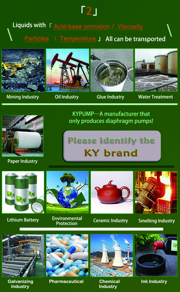 Qby-kb40ls Diaphragm Pump: Side Inlet And Outlet For Desalination, Acid ...