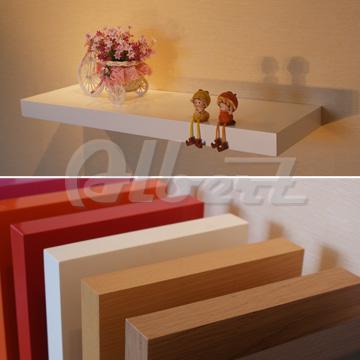 Mdf Floating Shelf Kit With One Piece Bracket For Easy Installation ...