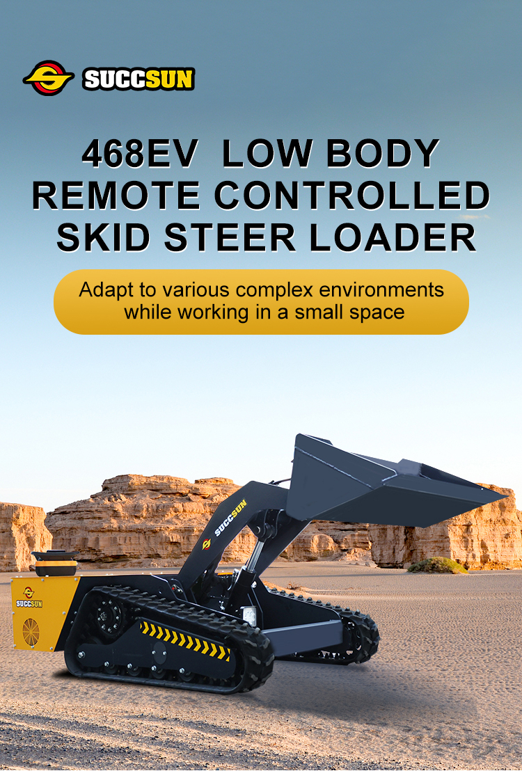 Lithium Iron Phosphate Battery-powered Remote Controlled Skid Steer ...