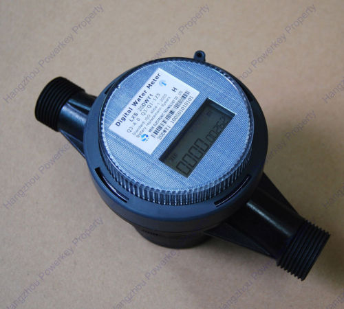 Remote Reading Residential Water Meter Electronic Class C , 3500mah ...
