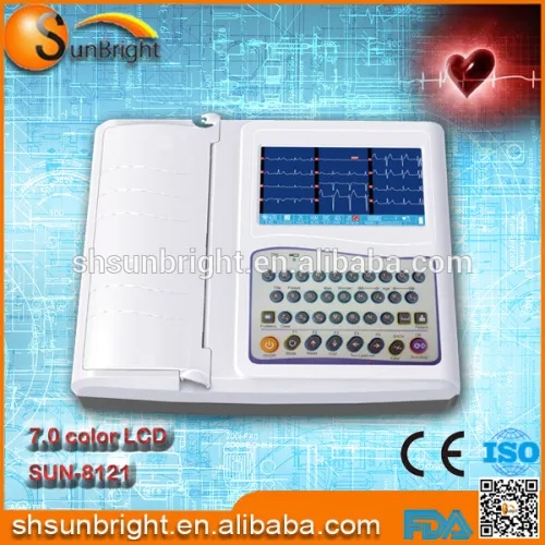 Ce/fda Certificated 12 Channel Ecg Machine With Interpretation, High ...