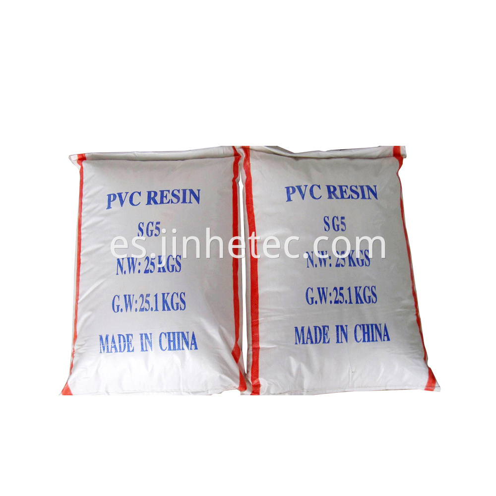 China Materia prima de plástico estándar PVC Resina K67 Fabricantes