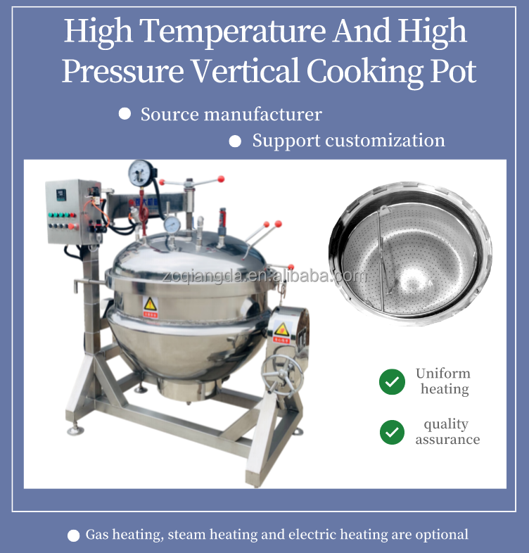 Large Industrial Cooking Pots - 300l Industrial Pressure Cooker ...