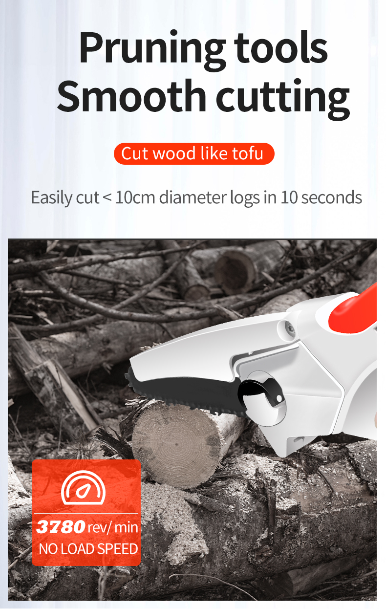 6 Inch Mini Cordless Chainsaw Cordless Handheld Chainsaw For Wood ...