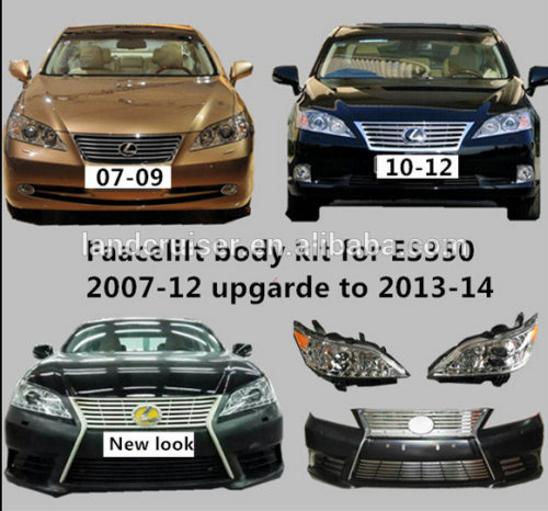 Oe Style Facelift Body Kits For Lexus Es350 2007~2012 Convert Into 2013 ...