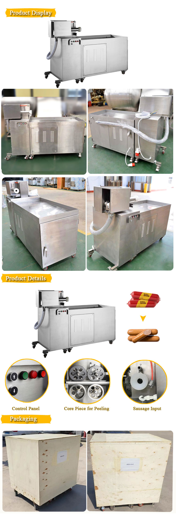 Top List Cellulose Casing Peeler: Sausage Peeling Processing Machine ...