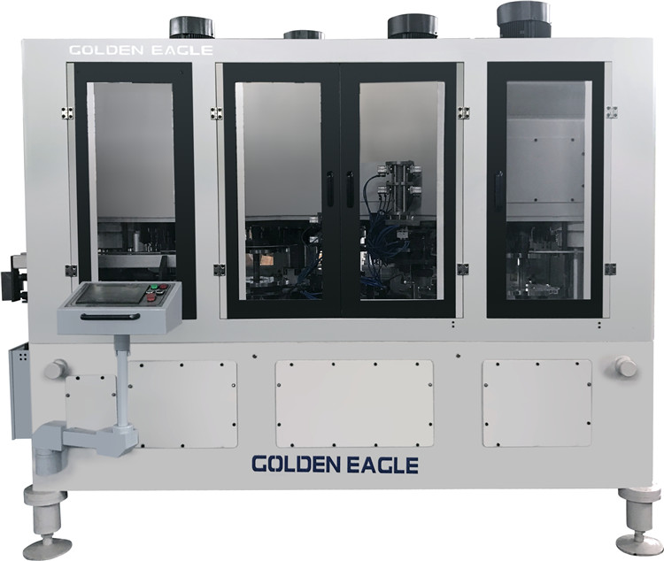 Automatic 3 Station Combiner Necking Flanging Sealing Machine For Food ...