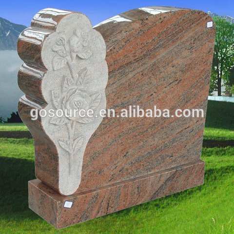 Red Cemetery Headstone Tombstone, High Quality Red Cemetery Headstone ...