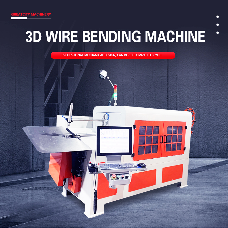 7 Axis 3d Cnc Wire Bending Machine 4-10mm Wire Bender, High Quality 7 ...