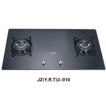 Two-burner Gas Stove With Front Control Tempered Glass Panel, High Quality Two-burner Gas Stove ...