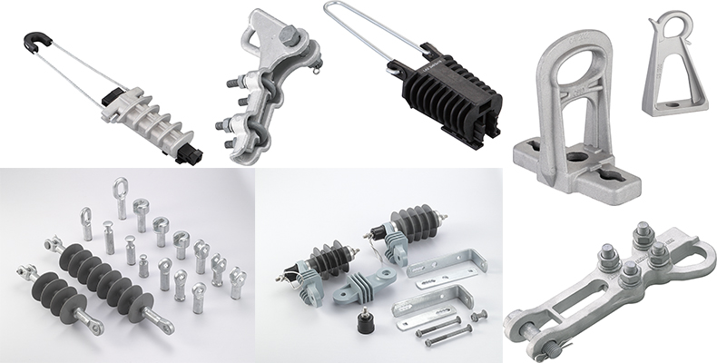 High Voltage Cable Wedge Clamp For Overhead Line Suspension, High ...