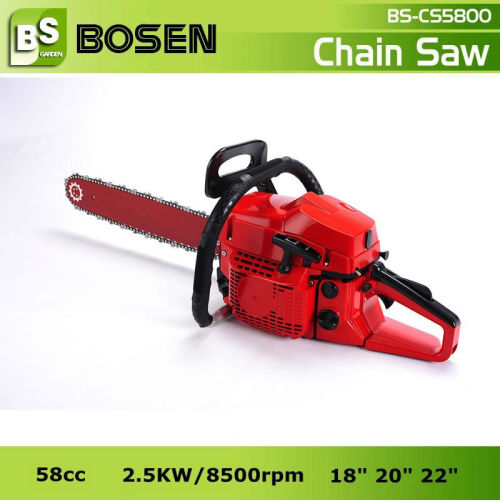 58cc Gas Chainsaw With Carlton Chain (cs5800), High Quality 58cc Gas ...