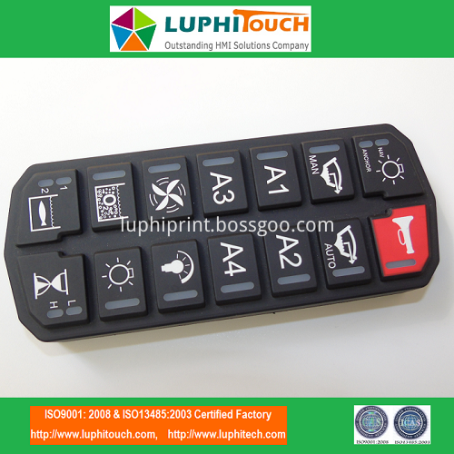 Nautique Boats Laser Etching Backlight Silicone Keyboard, High Quality ...