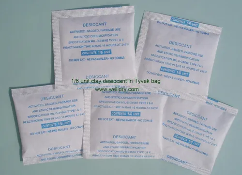 1/6 Unit Clay Desiccant (mil-d3464e), High Quality 1/6 Unit Clay ...
