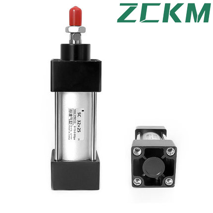 Sc Series Aluminum Alloy Dual Action Pneumatic Air Cylinder, High ...