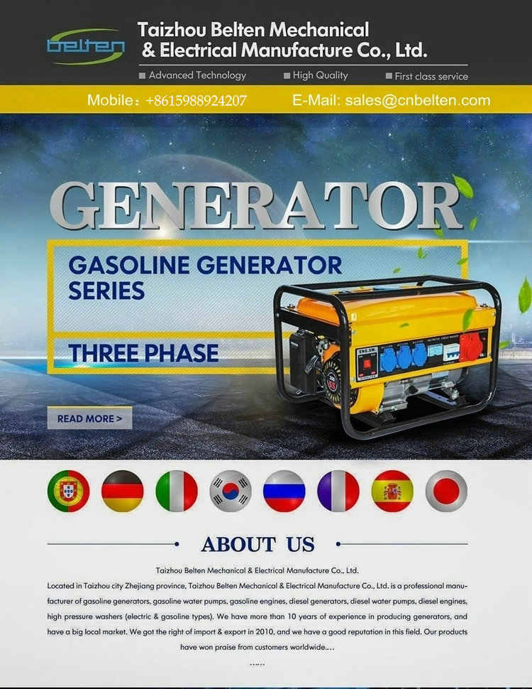 5.5kva Self-start Generators With Key Start: Your Reliable Power ...