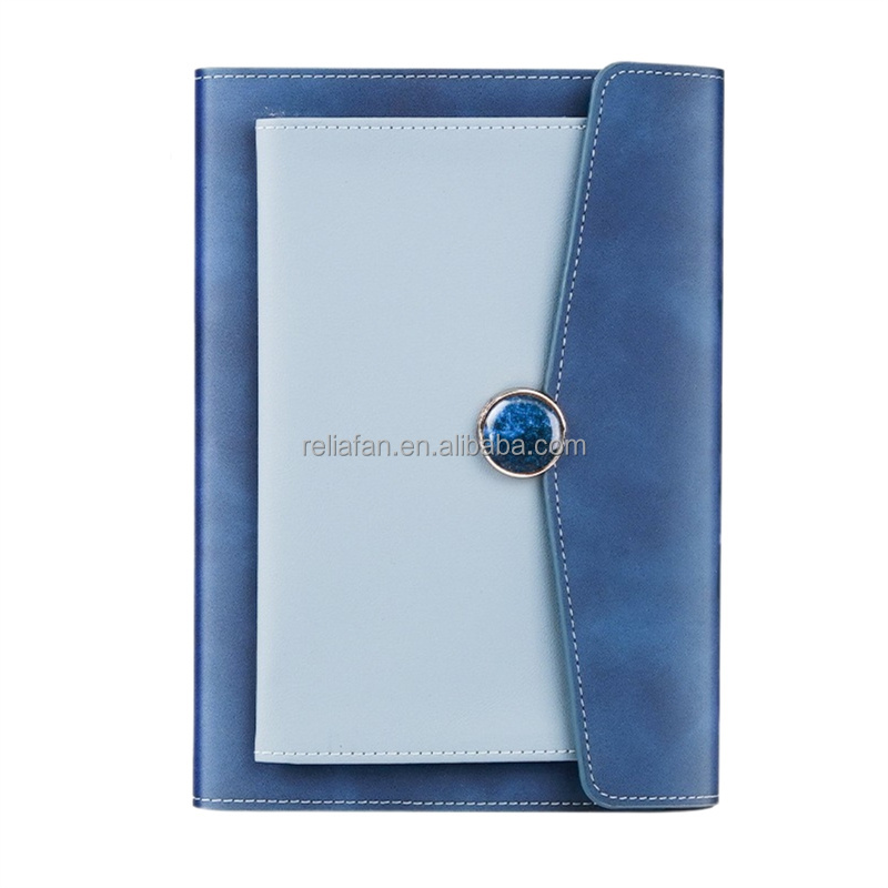 Luxury Custom A6 Notebook Padfolio With Embroidered Logo, High Quality ...