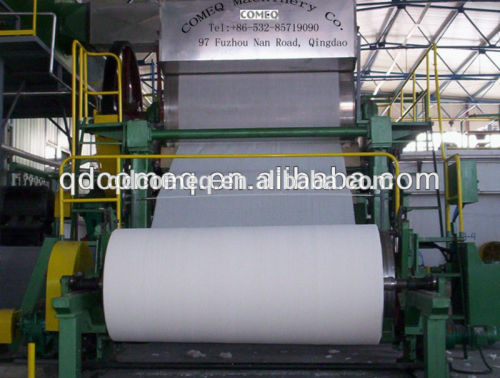 Waste Paper Recycle Toilet Paper Production Line, High Quality Waste ...