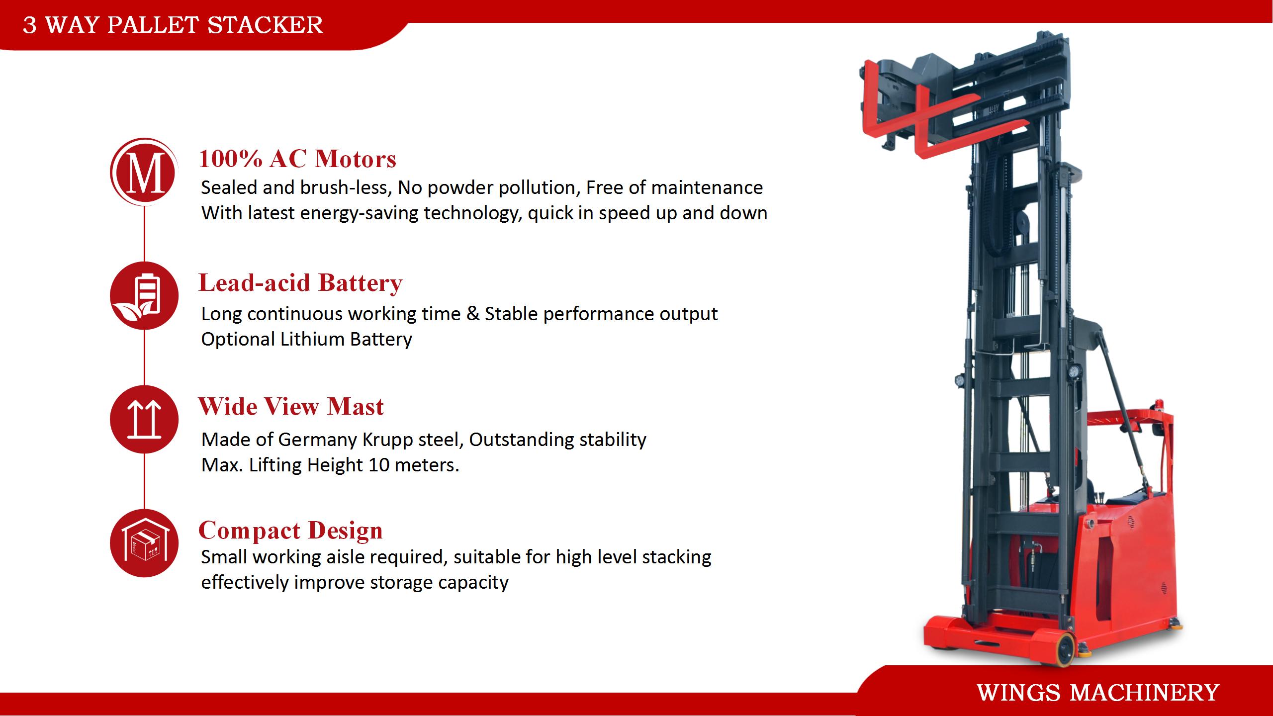 3 Way Pallet Stacker, High Quality 3 Way Pallet Stacker on Bossgoo.com