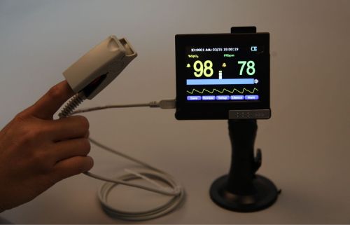 Desktop Rechargeable Fingertip Pulse Oximeter , Led Display, High ...