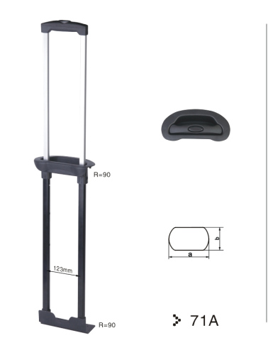 High Quality Telescopic Retractable Trolley Telescopic Metal Handles ...