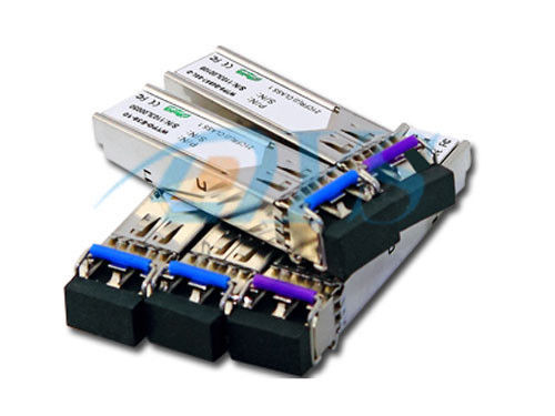 Single-mode Fiber Optic Transceiver Compliant Iec60825-1 / Rohs, High ...