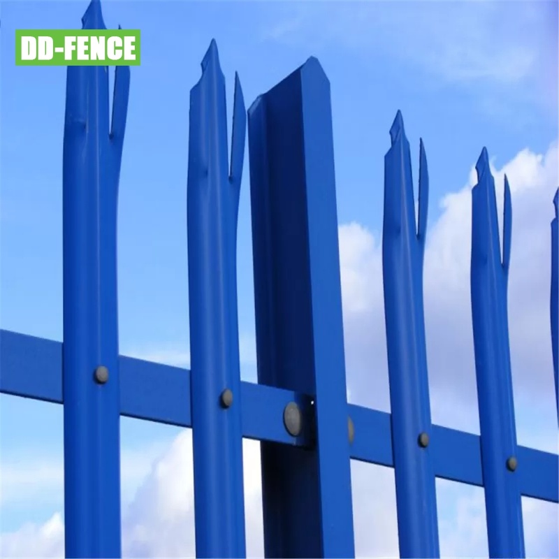 D Type Palisade Fencing Security Palisade Metal Fence, High Quality D ...
