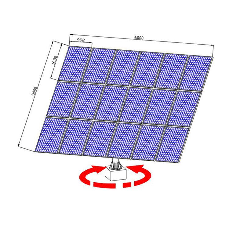 Double System Completed Sun Tracking Dual Axis Solar Panel Kits, High ...