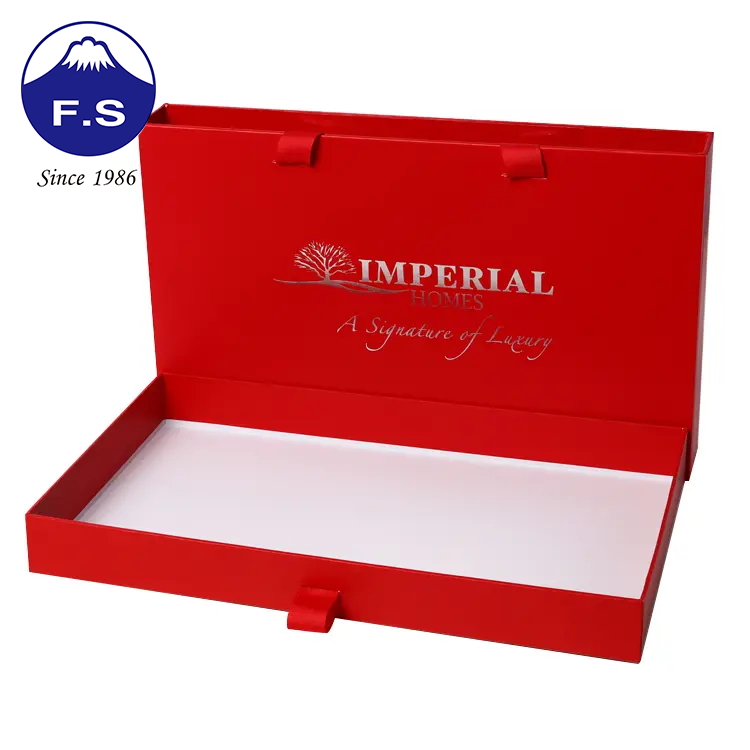 Red Color Printing Matt Lamination Cardboard Paper Box, High Quality ...