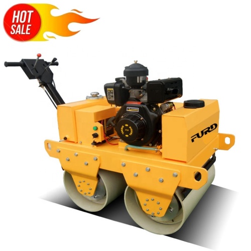 Mini Mobile Double Drum Asphalt Compactor Soil Road Roller Fyl-s600c ...