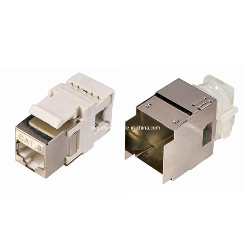 Ftp Cat. 6 Rj45 180 Degree Shielded Keystone Jack, High Quality Ftp Cat. 6 Rj45 180 Degree ...