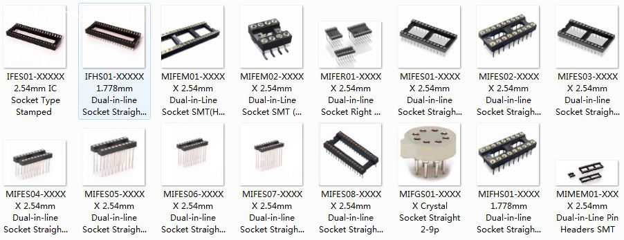 China DIP Sockets Adapters,DIP Integrated circuit Sockets,Dual In-line ...