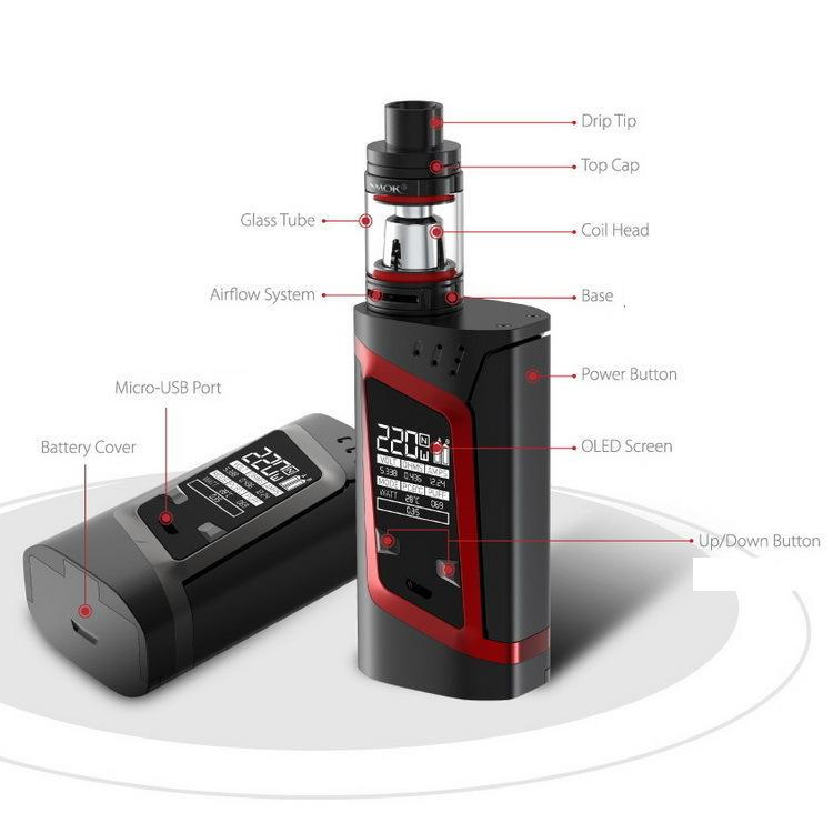 ชุดเด็กเล็ก Smok Alien Kit 3ml Tfv8 คุณภาพสูง ชุดเด็กเล็ก Smok Alien ...