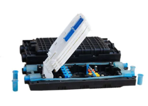 Mechanical Sealing Outdoor Fiber Optic Enclosure Abs Pp 4 Trays, High ...